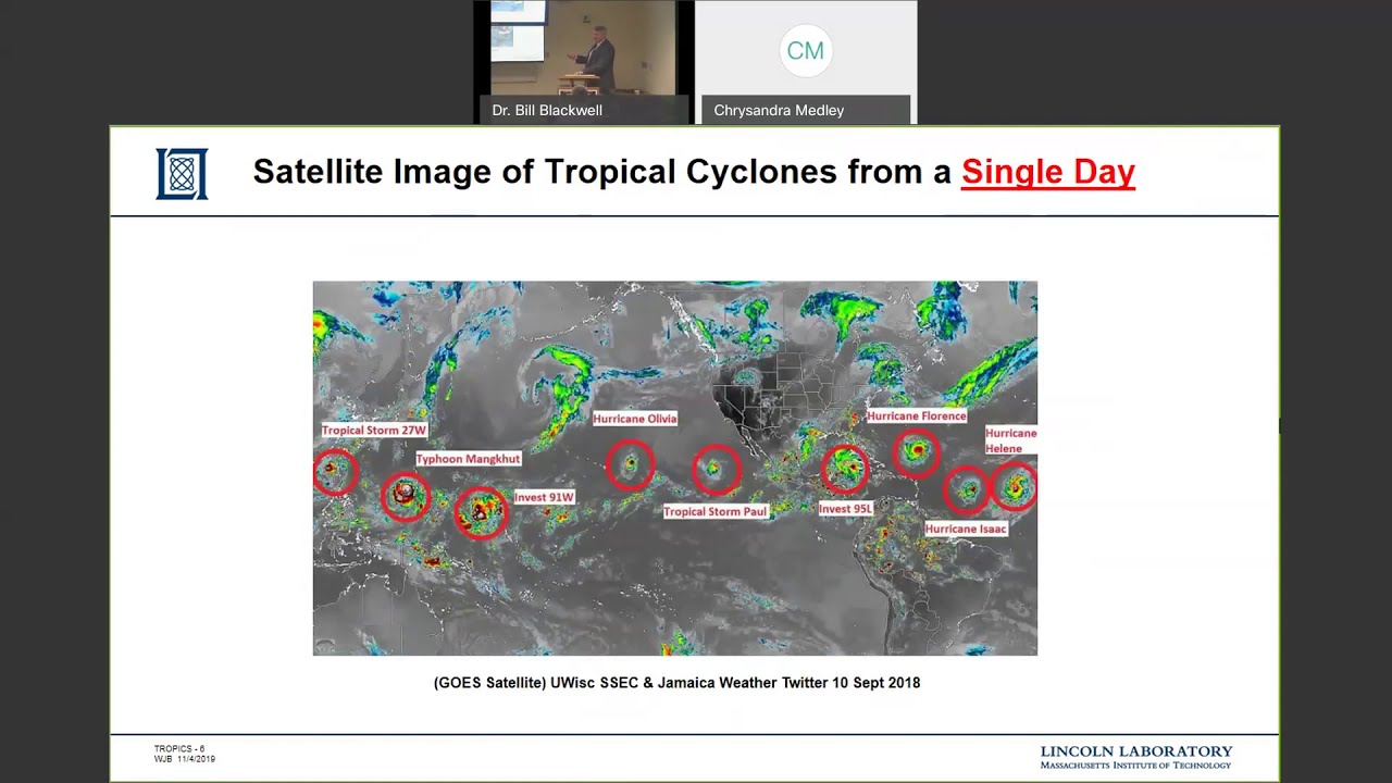 Dr. William J. Blackwell | Overview of the NASA TROPICS CubeSat ...