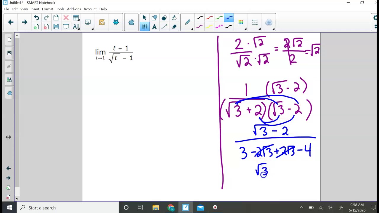 Limits: Factoring and Rationalizing - YouTube