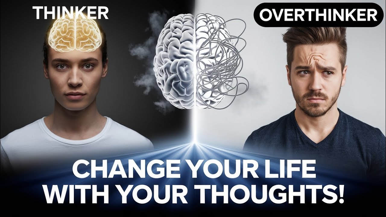 🧠 THINKER VS. OVERTHINKER + CHANGE YOUR LIFE WITH THOUGHTS - YouTube