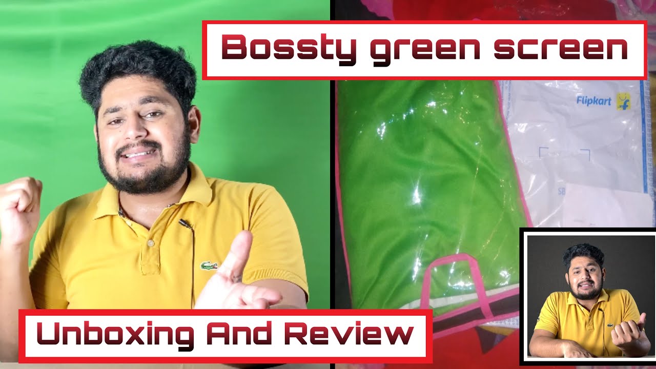 Boosty Green Screen Unboxing - YouTube