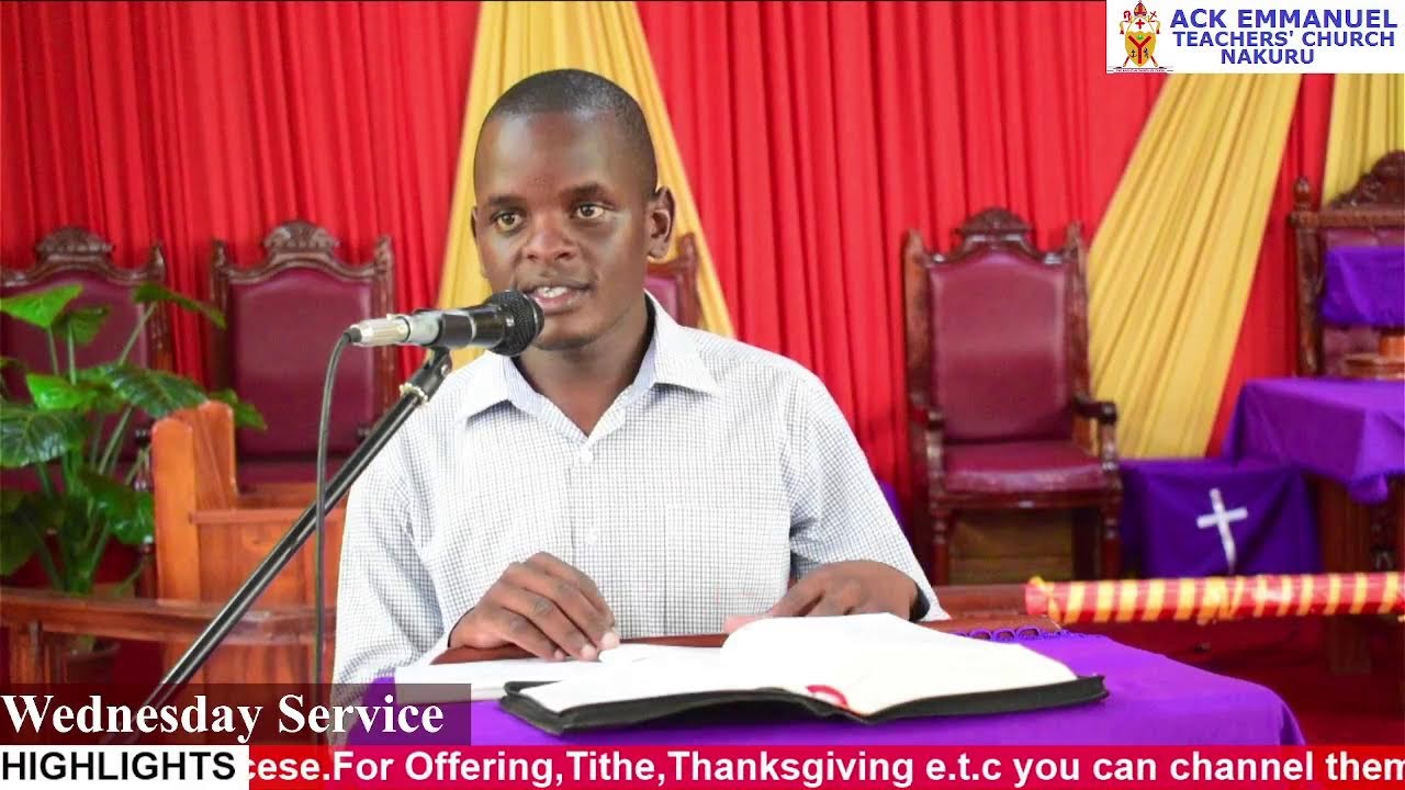 Ack Emmanuel Teachers' Church Nakuru Live Stream - YouTube