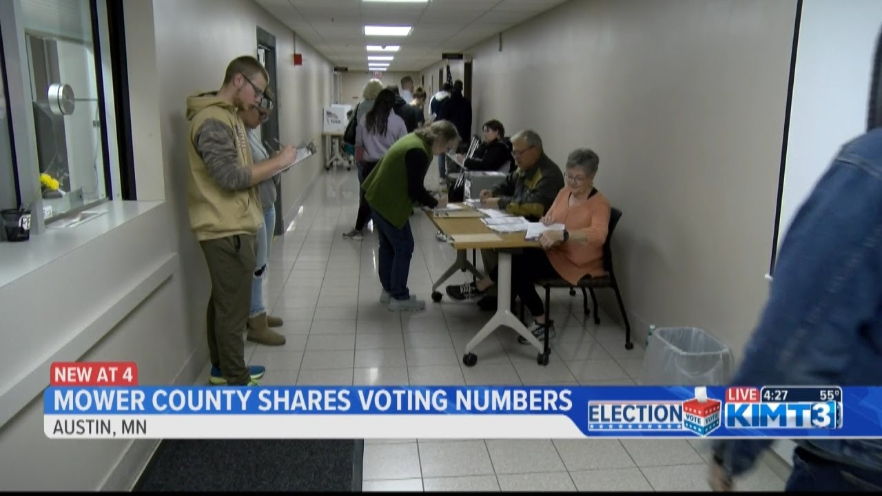 Mower County shares voting numbers ahead of Election Day - YouTube