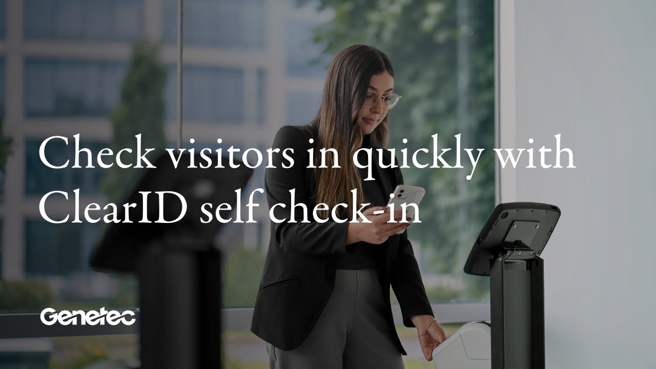 Check visitors in quickly with ClearID self check-in - YouTube
