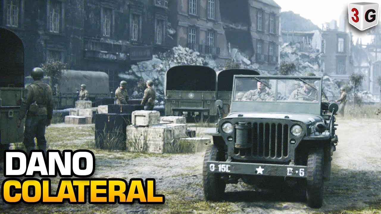CALL OF DUTY WW 2 : MISSÃO DANO COLATERAL #06 - YouTube