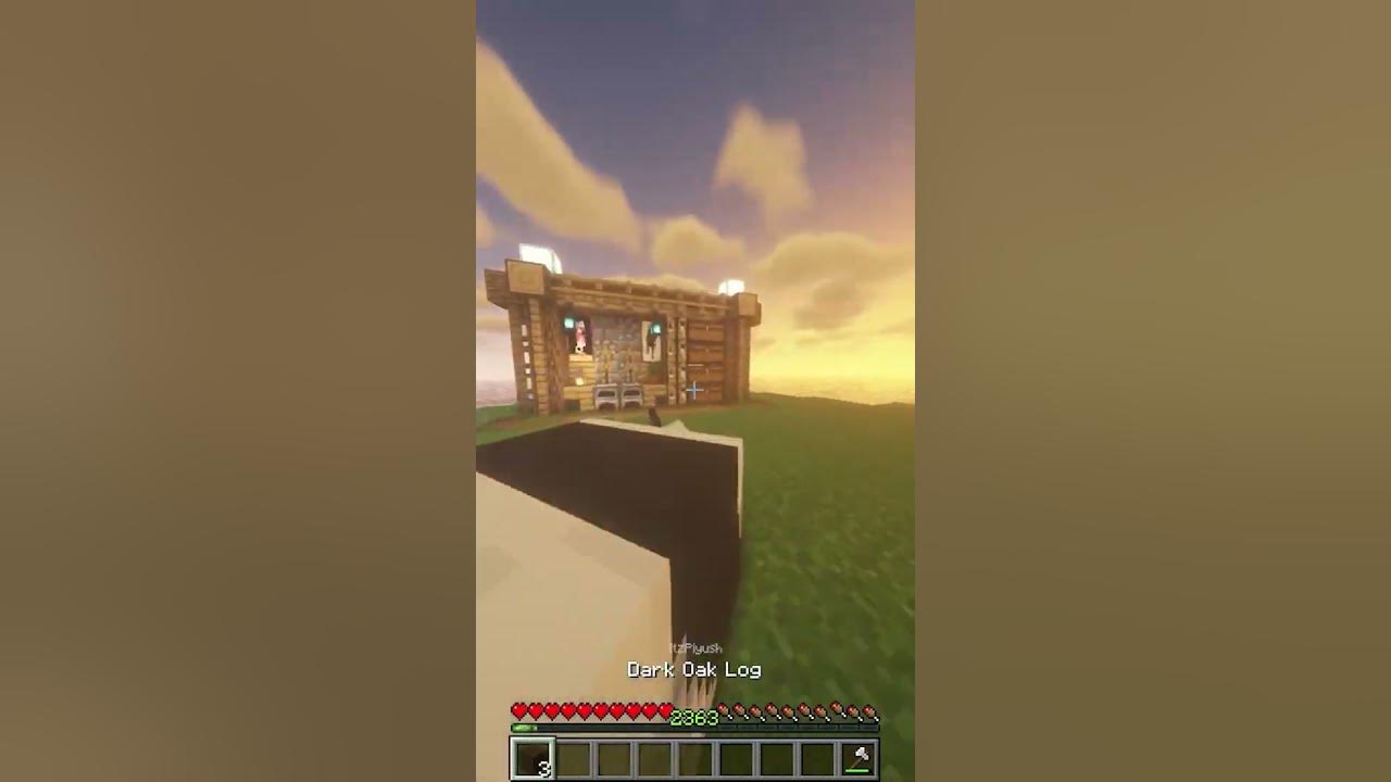 How To Make Dark Oak Stairs In Minecraft Shorts Youtube