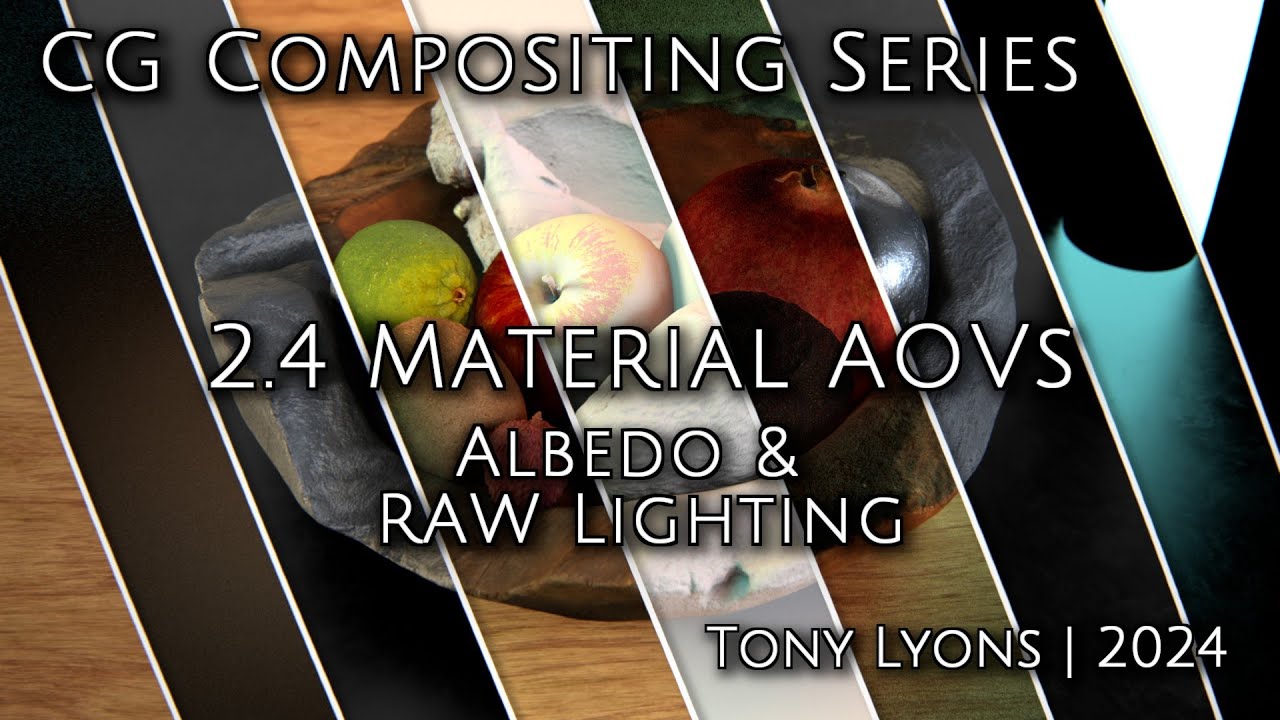CG Compositing Series - 2.4 Material AOVs - Albedo & RAW Lighting - YouTube