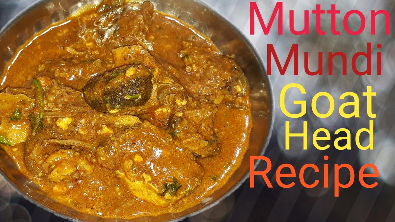 MUTTON MUNDI GOAT HEAD CURRY RECIP HOW TO MAKE - YouTube