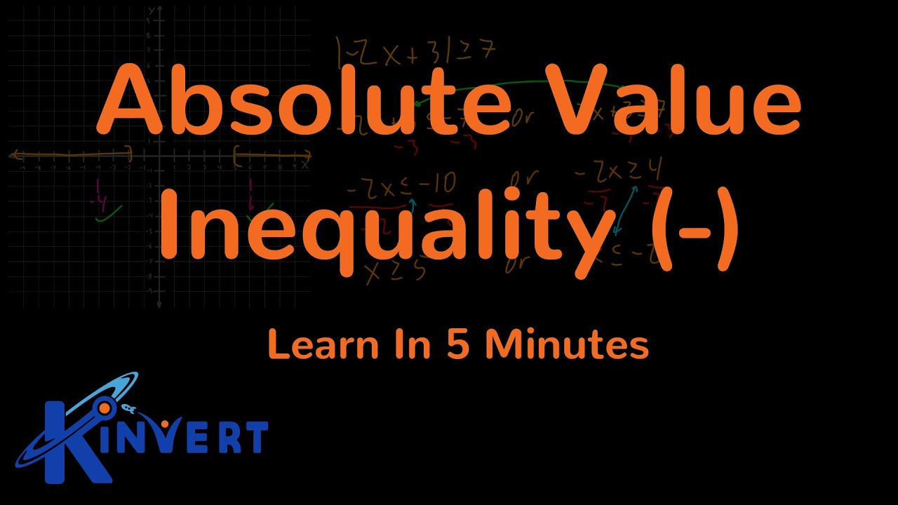 Solving Absolute Value Inequality With Negative Coefficient - Pre ...