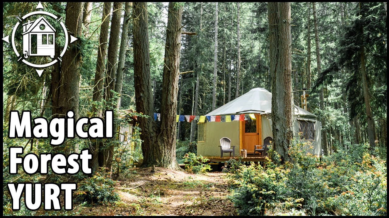 Magical Forest YURT on an Family Farm [Full Tour] - YouTube