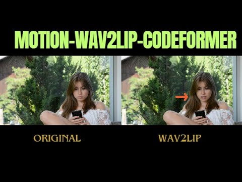 "Revolutionizing Lipsync: Motion-Wav2Lip-Codeformer Unleashed! 🎤 Dive into the future of realism ...
