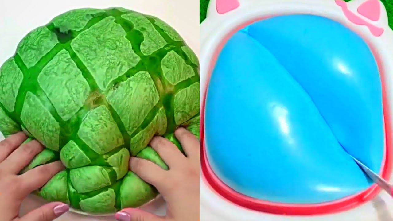 Most Satisfying Slime Asmr Video Compilation Youtube
