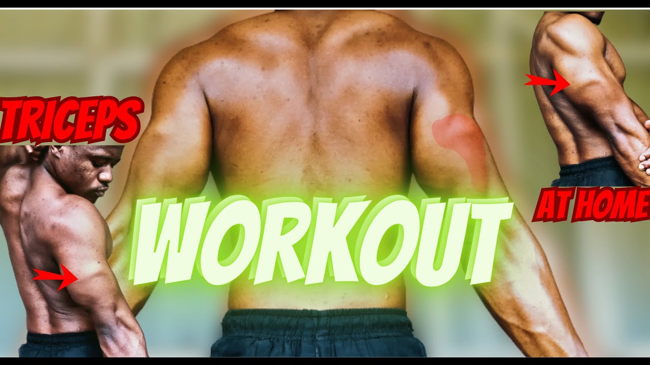 How To Grow Your Triceps At Home Using Water Bottles Top Tip Youtube