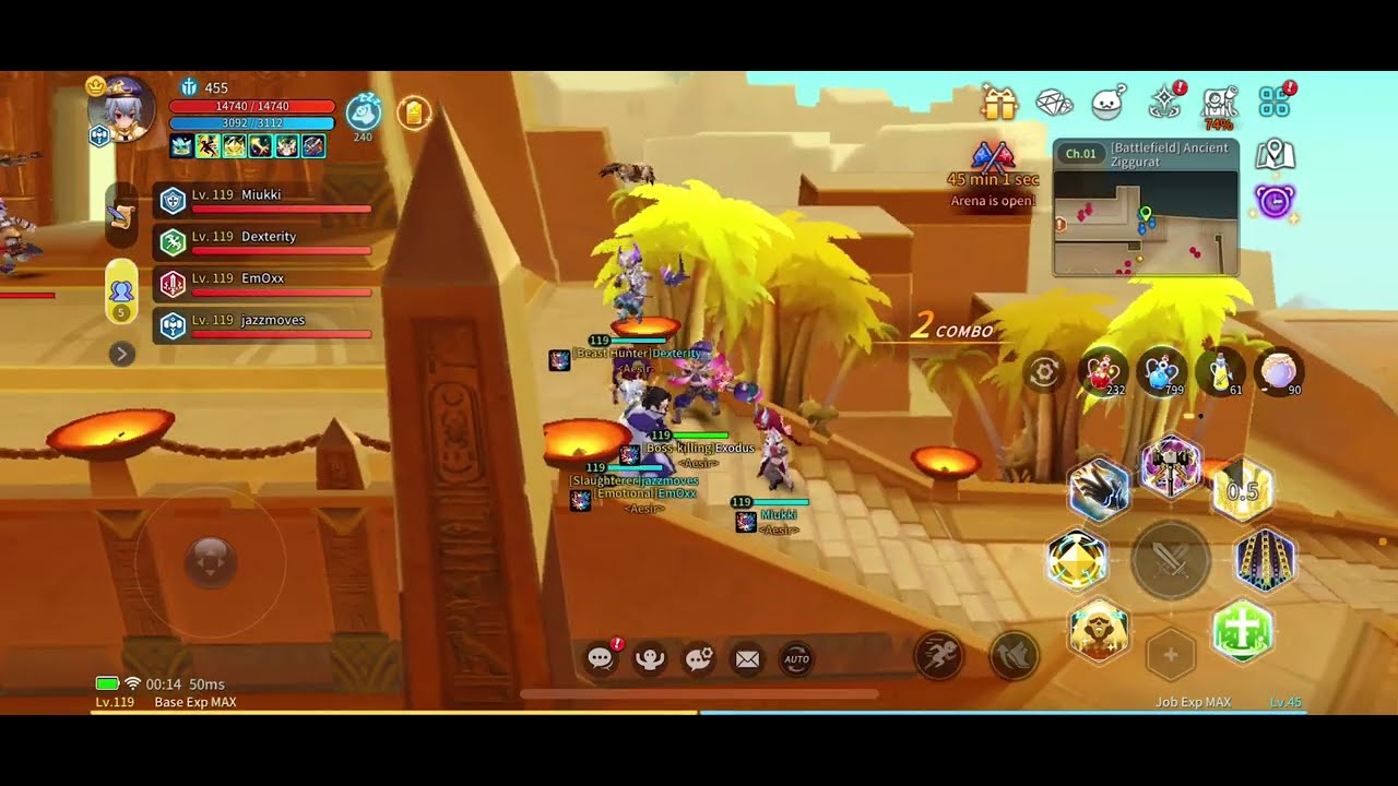 Ragnarok Begins PvP: 5v5 Amon Ra Battlefield - YouTube