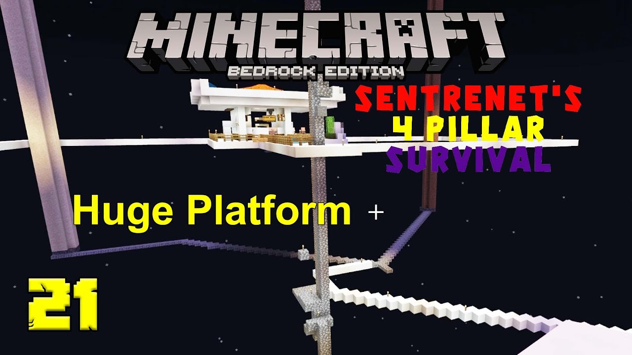 Slime Hunting | 4 Pillar Survival with SentreNet: Ep 21 | Minecraft SkyBlock - YouTube
