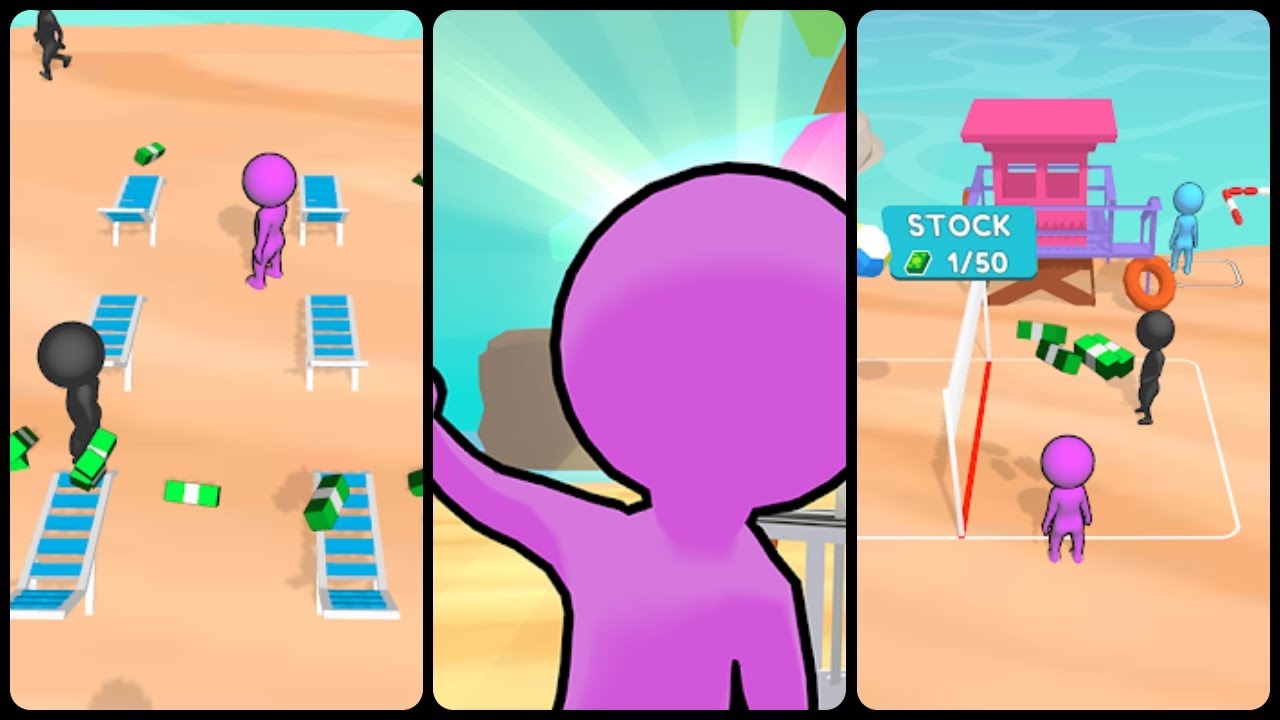 Create your beach Gameplay Android Mobile - YouTube
