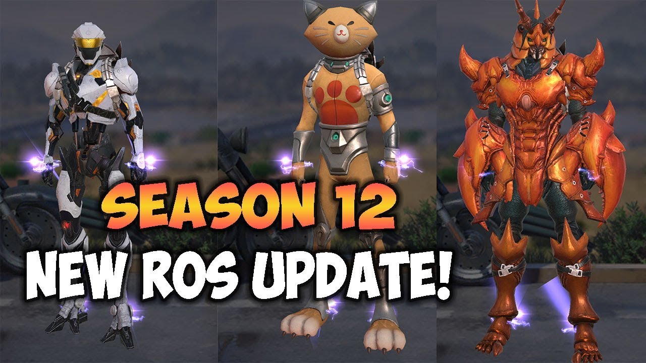 ROS SEASON 12 UPDATE! (NEW SKINS TRAINING MANUALS) Battle ROYALE 149 ...