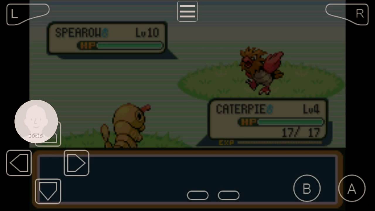 Pokemon Firered Shiny caterpie evolution - YouTube