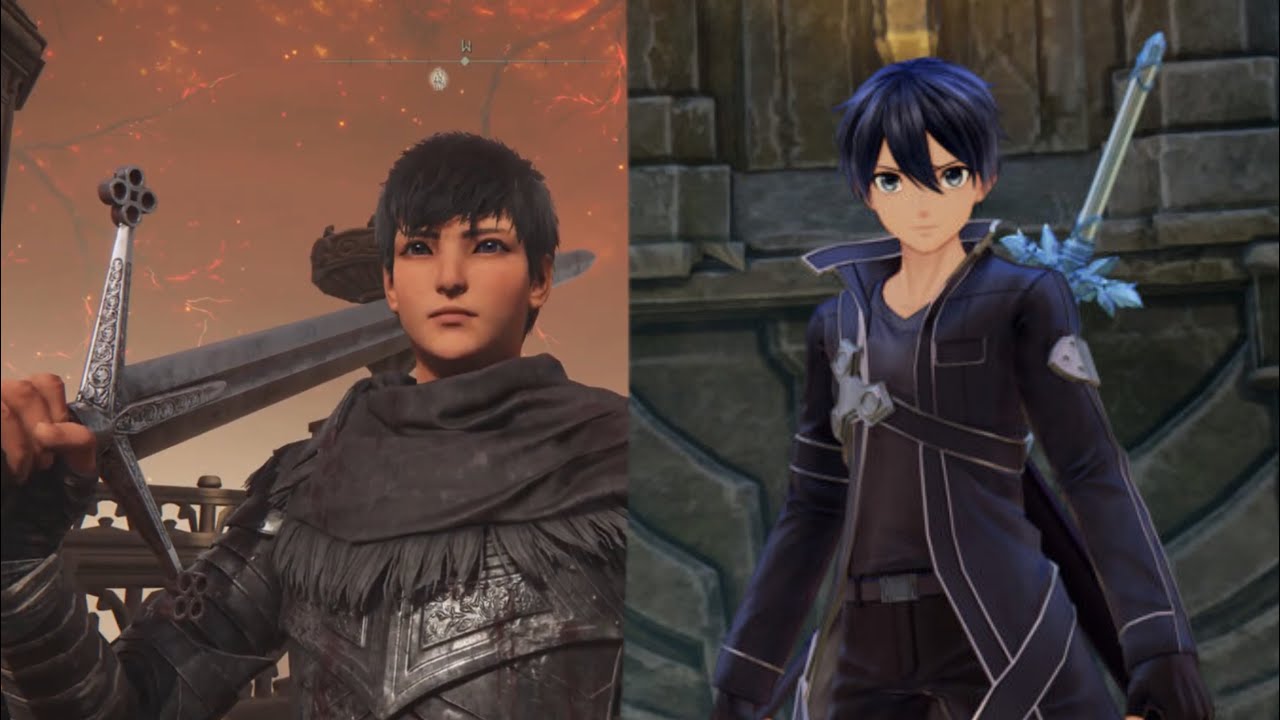 ELDEN RING Kirito SAO Character Creation - YouTube