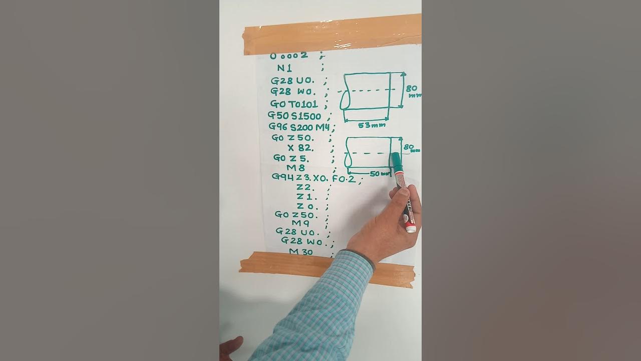 G94 FACING CYCLE IN CNC TURNING - YouTube
