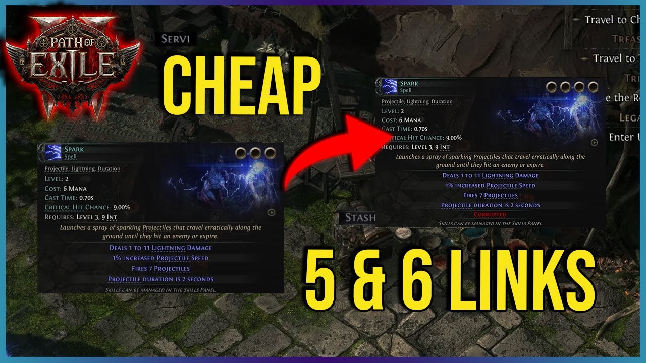 MAKE 5 & 6 LINKS FOR CHEAP in Path of Exile 2! - YouTube