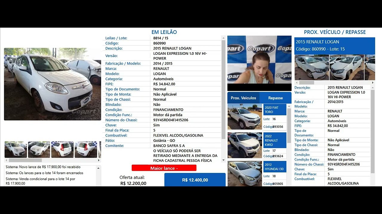 Leilão Copart Fortaleza - YouTube