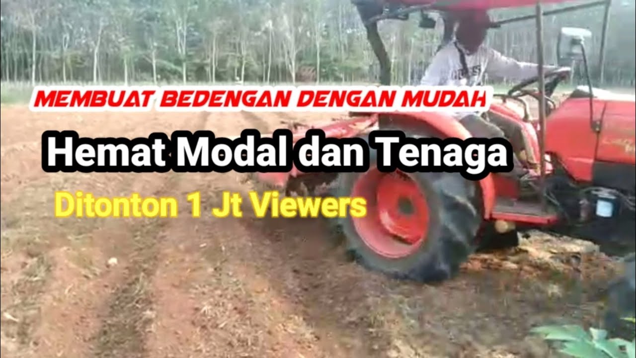 Cara Cepat Membuat Bedengan Dengan Rotary Tractor Mini #petanimoderen # ...