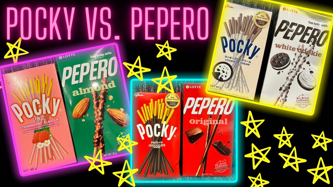 Pocky 🇹🇭 vs Pepero 🇰🇷 #review - YouTube