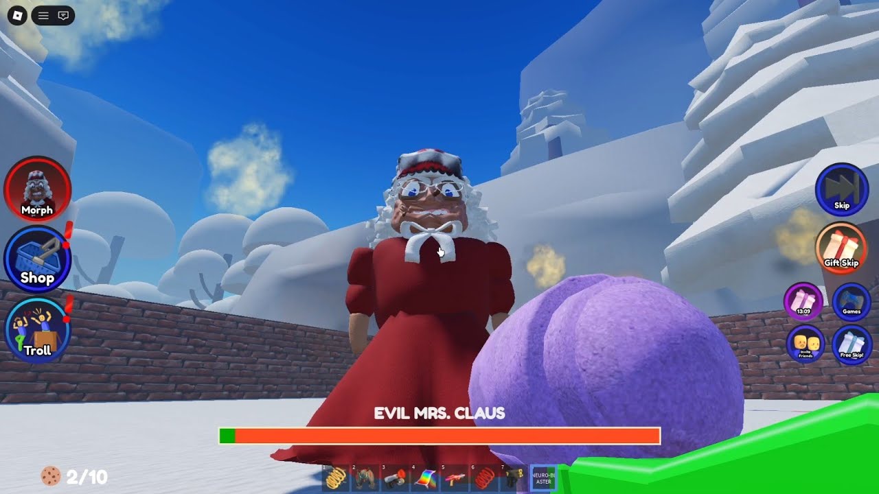 Evil Mrs. Claus Escape! (Christmas Obby) || Easy Mode - YouTube