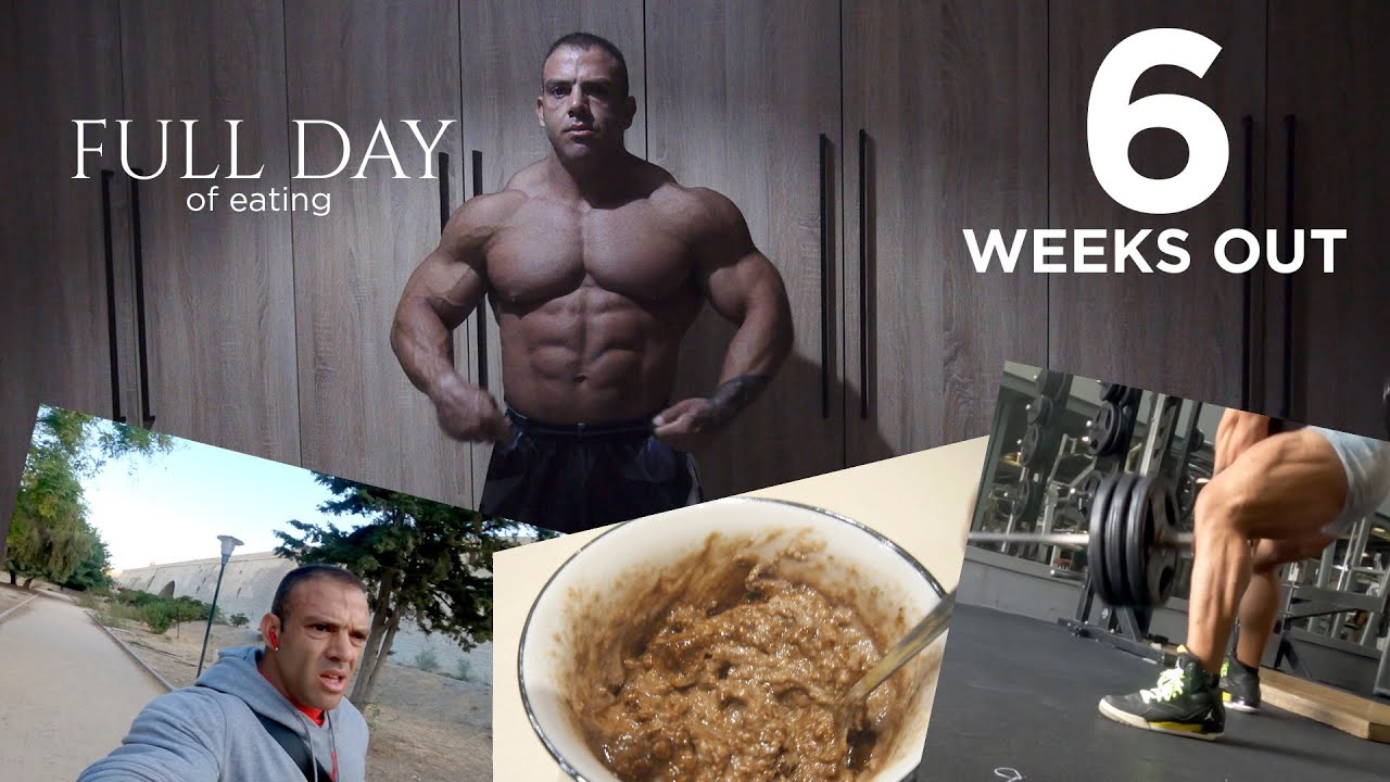 FULL DAY OF EATING//6 ΕΒΔΟΜΑΔΕΣ ΠΡΙΝ ΤΩΝ ΑΓΩΝΑ ΜΟΥ//CONDITION UPDATE ...
