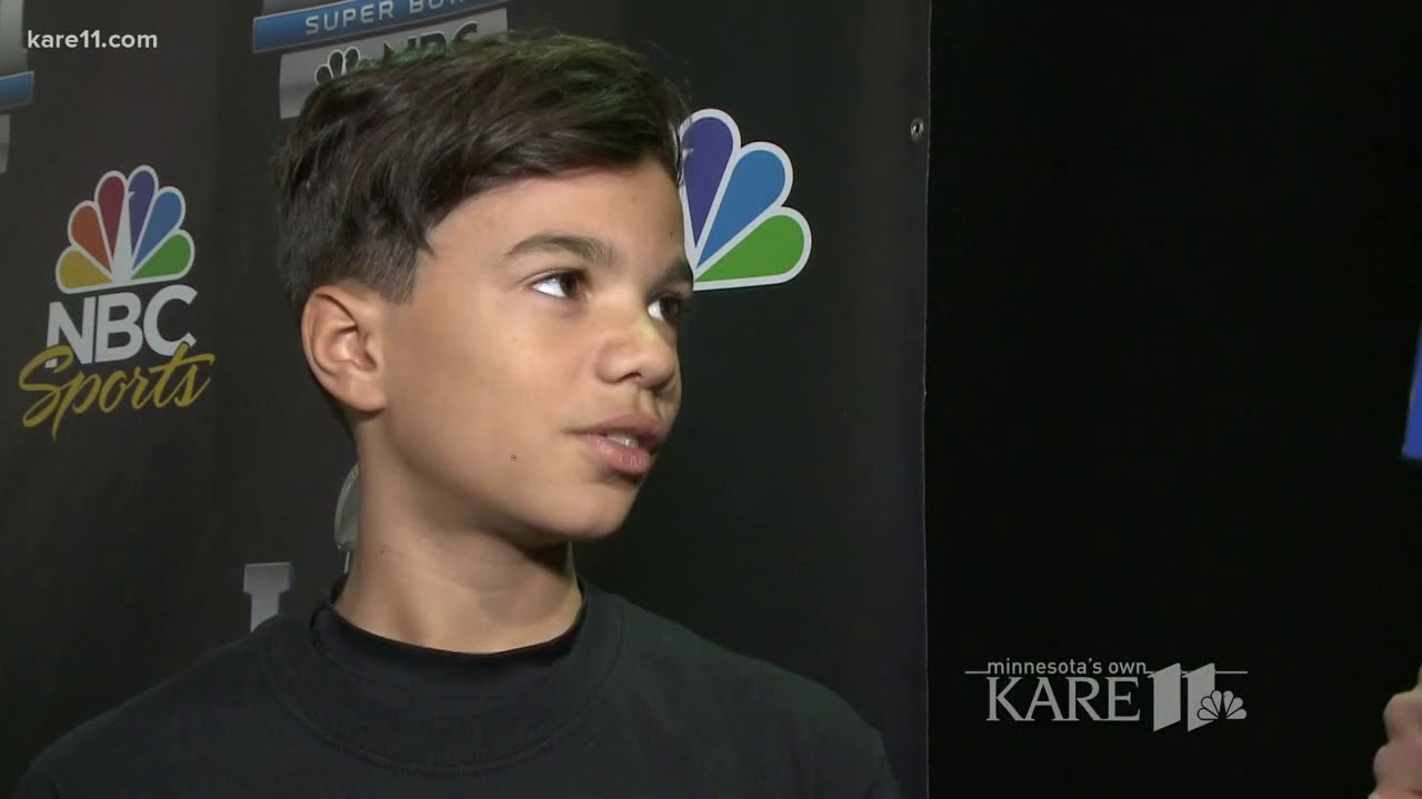 Like father, like son? Tony Dungy's son reports on Super Bowl - YouTube