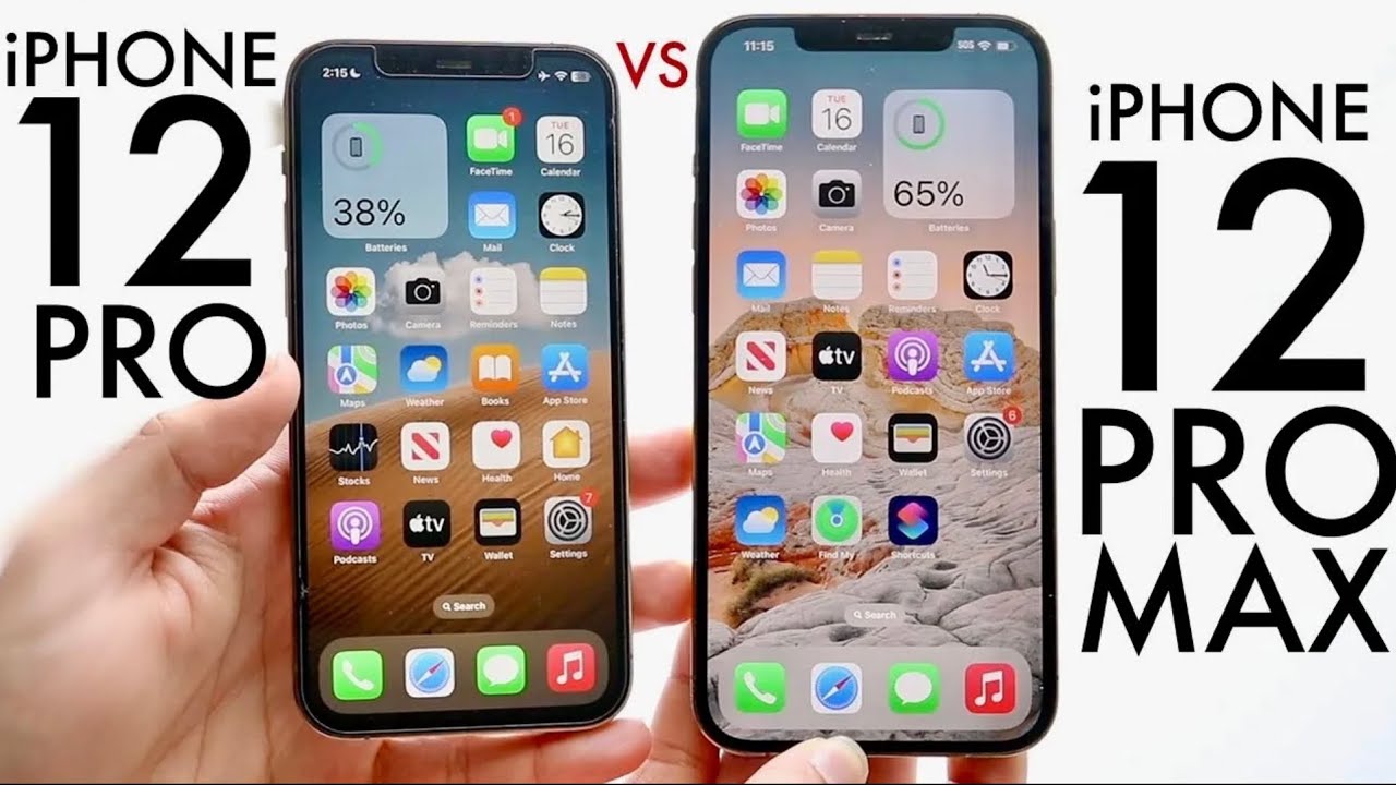 iPhone 12 Pro Vs iPhone 12 Pro Max In 2025! (Comparison) (Review) - YouTube