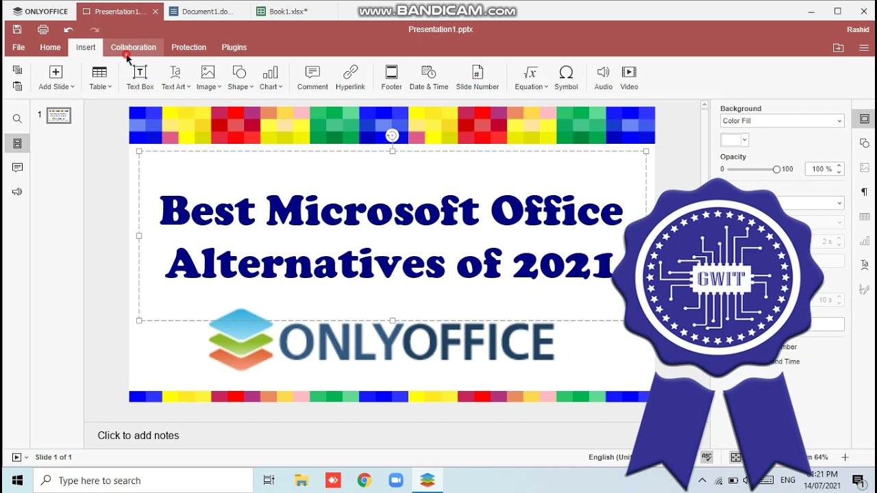 Life time Free, Best Ms office alternative Software for windows - YouTube