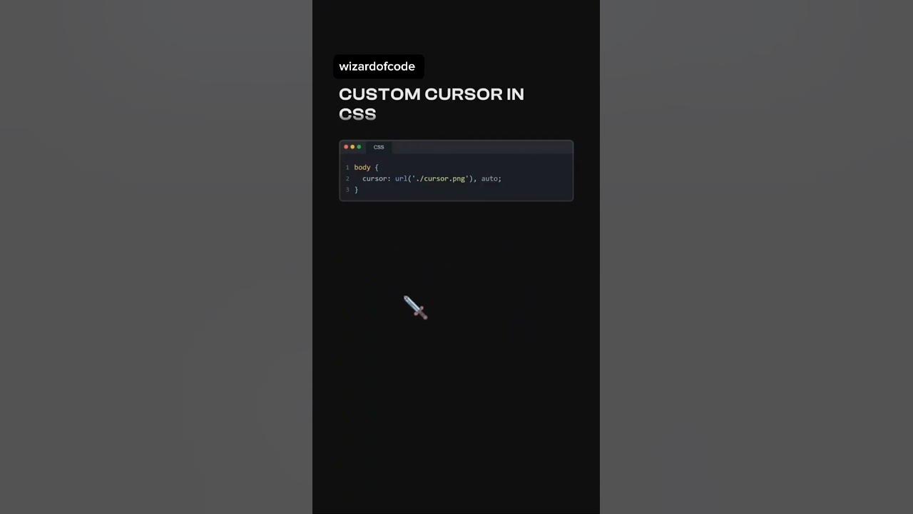 How To Create Own Cursor In Css Fortnite Javascript Coding Youtube
