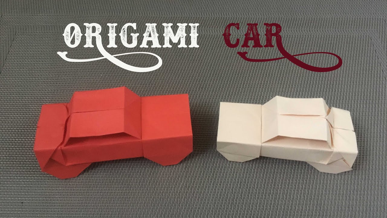 Origami car. Як зробити машинку з паперу? - YouTube