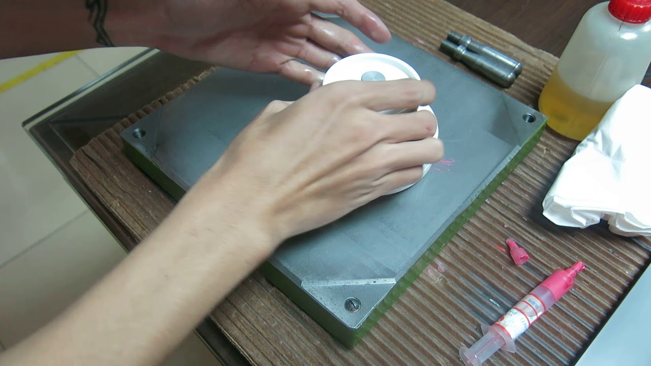 How to repair pad printer ceramic ring - YouTube