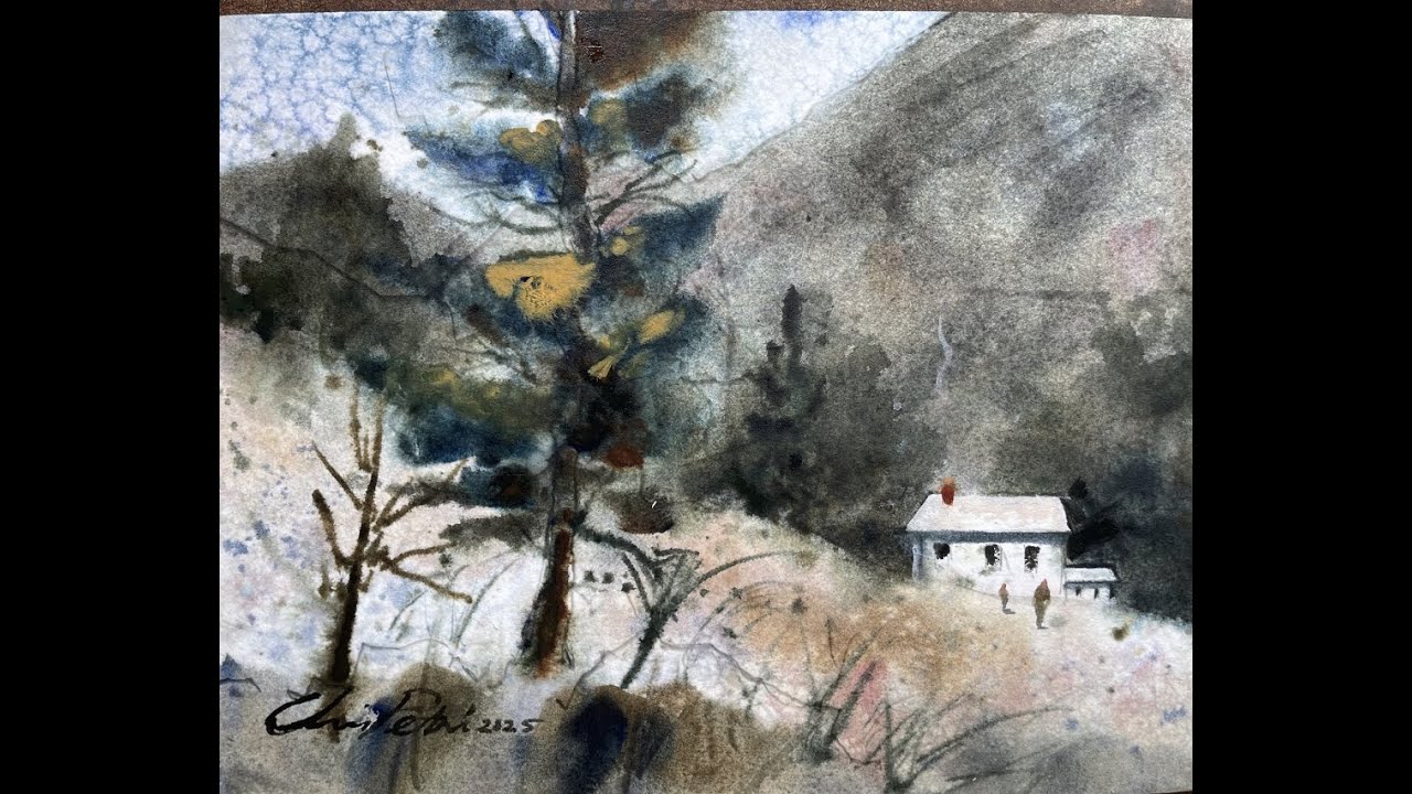 Watercolor Painting with Extreme Waterlogged Paper - with Chris Petri ...