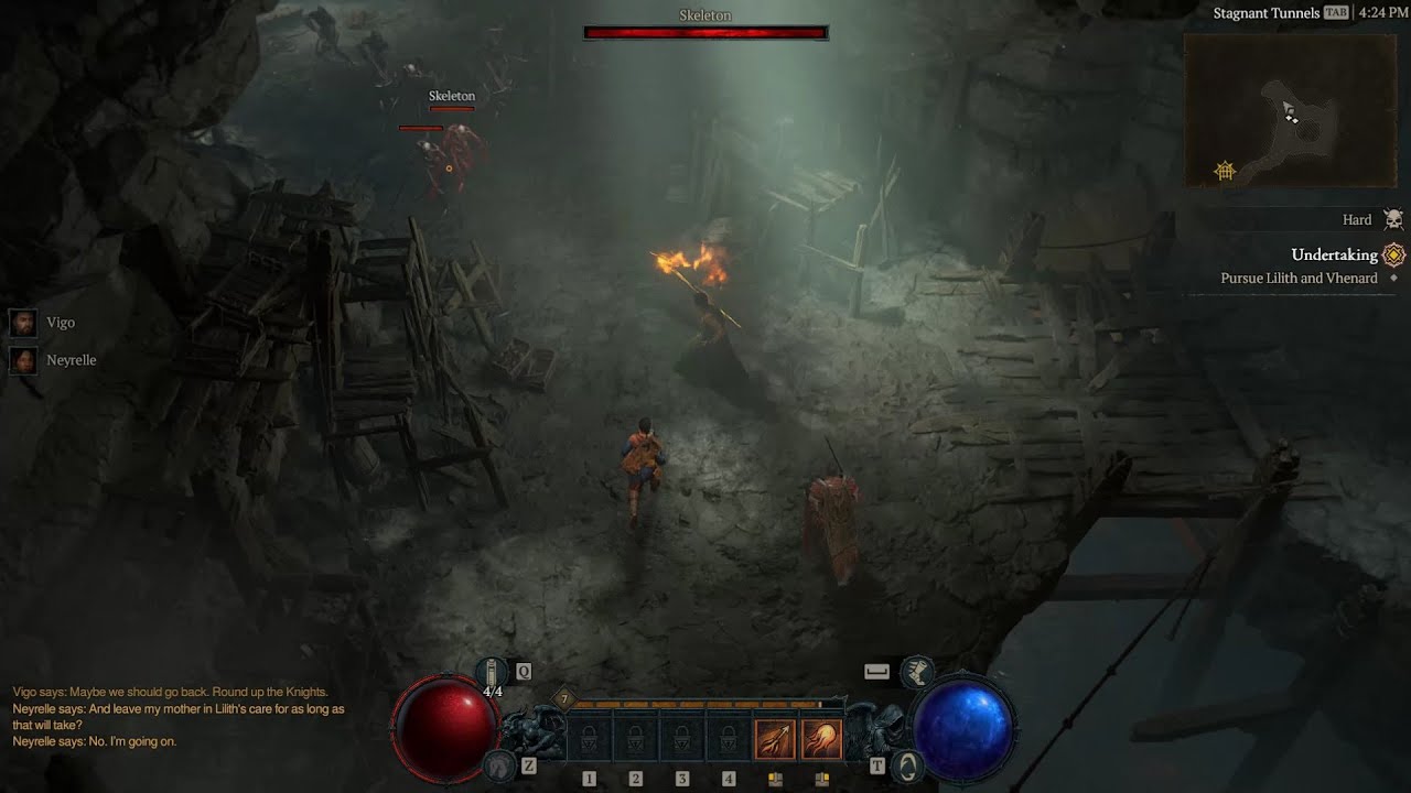 DIABLO IV [PC] - (Intro) + gameplay walkthrough, hard difficulty - YouTube