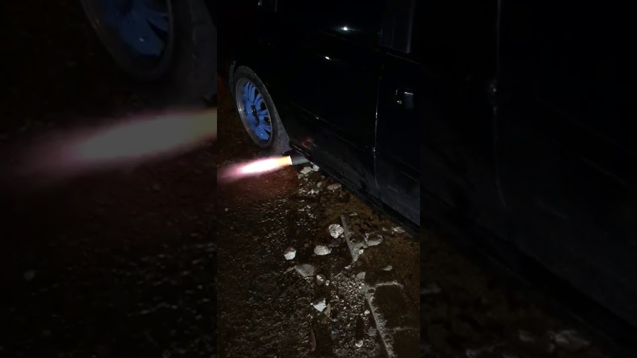 Honda civic back fire/two step. - YouTube