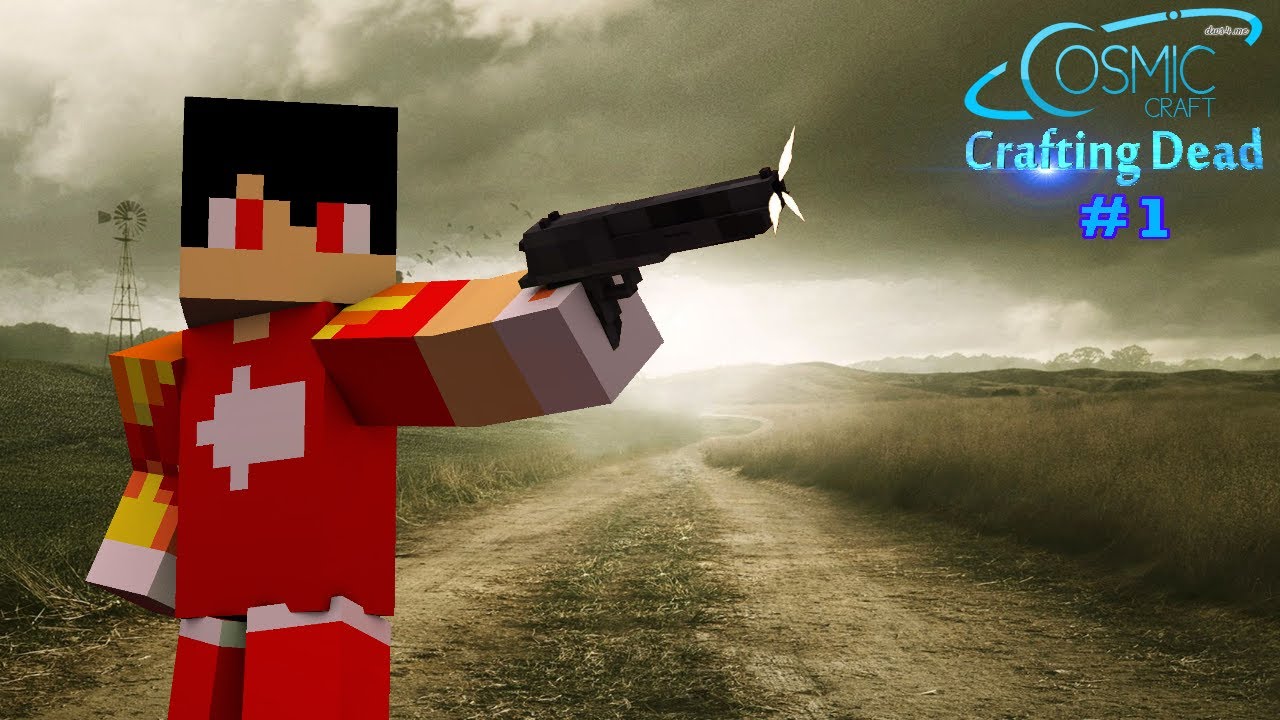 Minecraft Server Cosmic Craft Crafting Dead Part 1: Zombie Chaos - YouTube