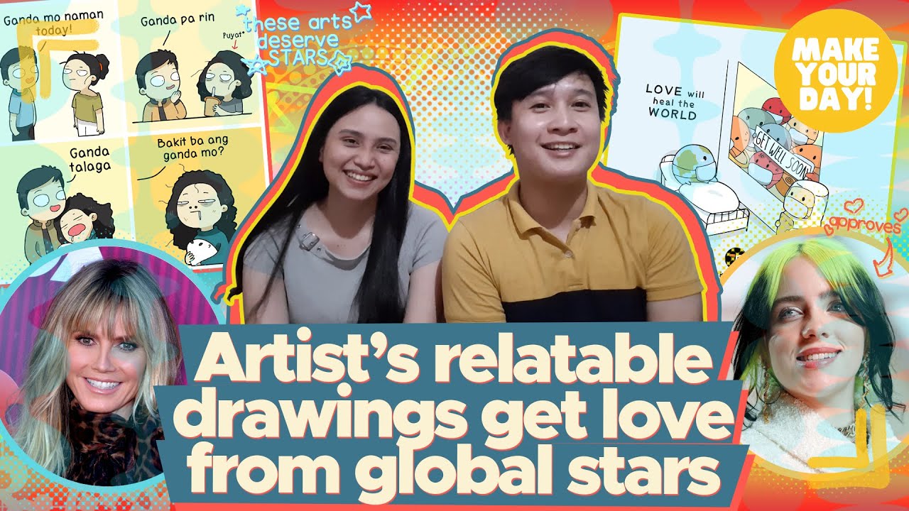 Artist's relatable drawings get love from global stars | Make Your Day ...