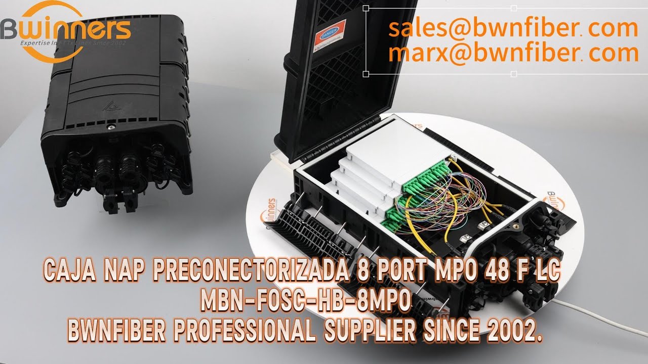 Caja Nap Preconectorizada 8 Port MPO 48 Cores LC ODN Quick Network ...