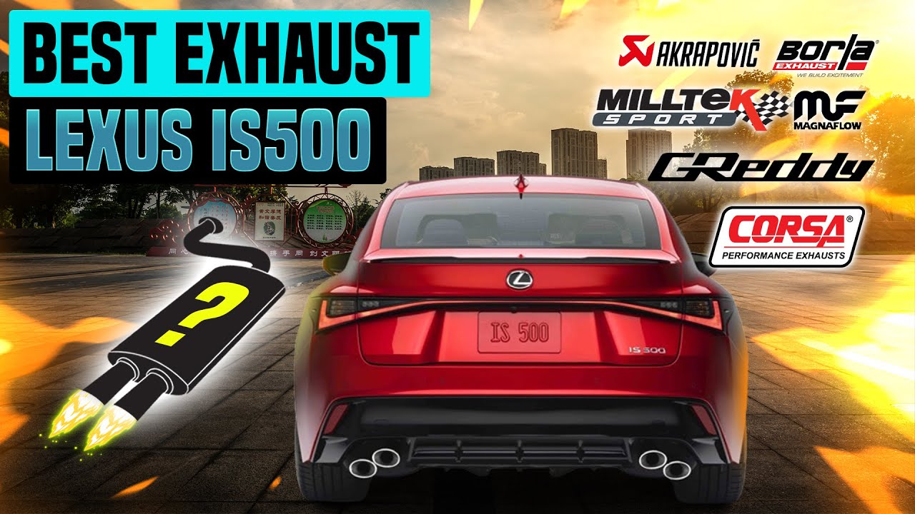 Lexus IS500 Exhaust Sound🔥Apexi,ARK,Borla,GTHaus,Lems,Novel,Revel,RR ...