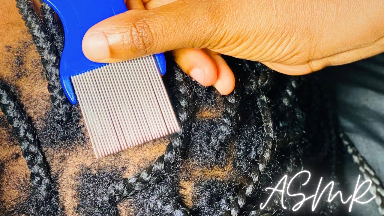 SLEEP OFF WITH ASMR WHILE I COMB OUT NITS FROM YOUR HAIR - YouTube