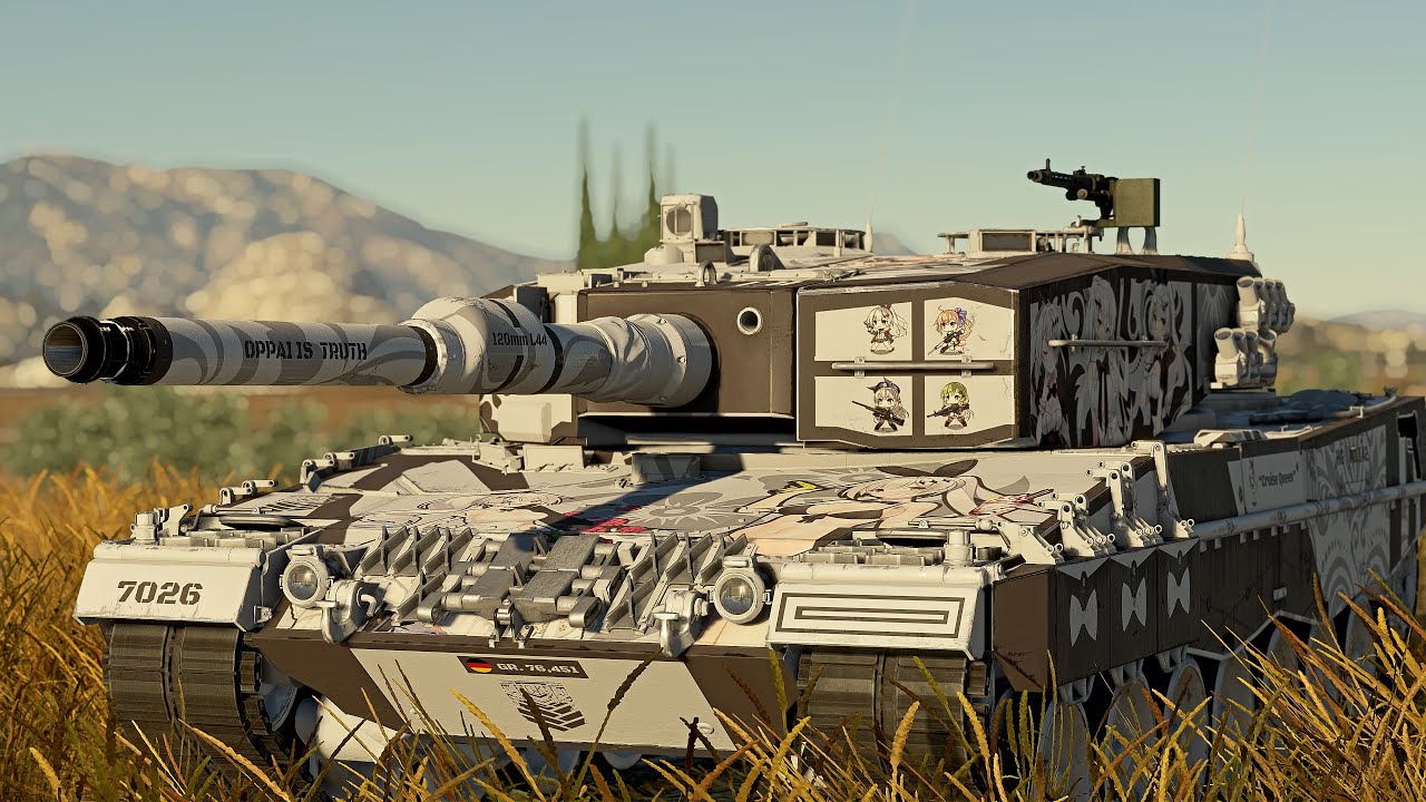 WarThunder 4.44kg DM13 APFSDS Leopard 2A4 Tank - YouTube