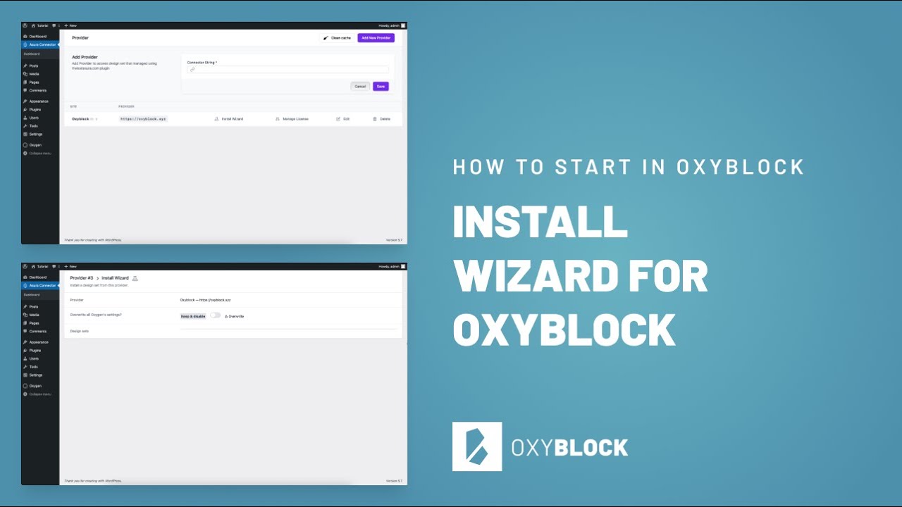 3. Install Wizard for Oxyblock - YouTube