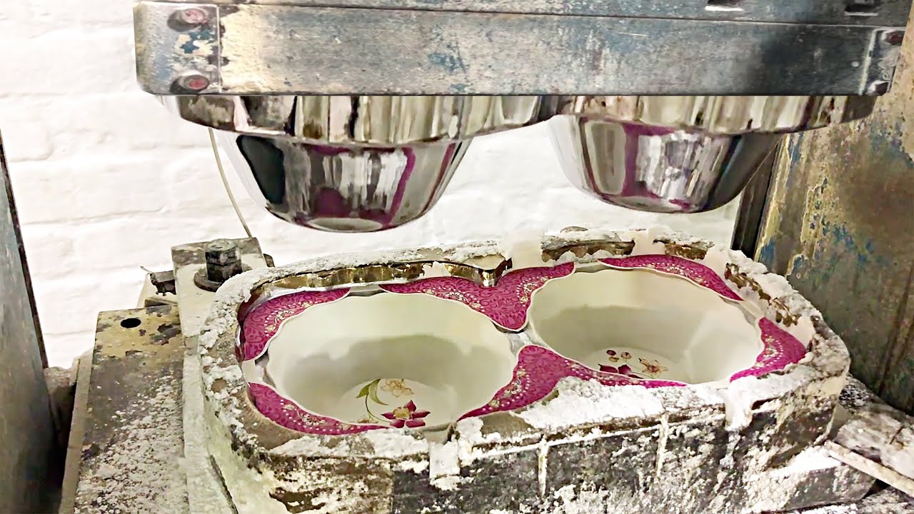 Exclusive Melamine Crockery Casting Process, Making Melamine Plates in ...