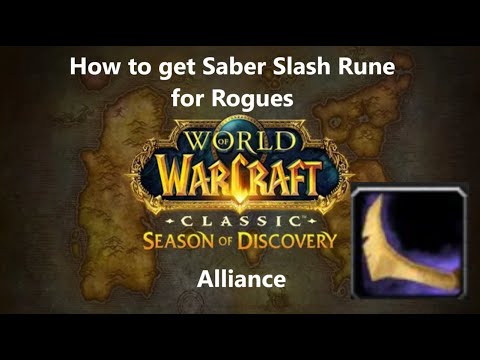 How to find Saber Slash Rune for Rogues - WoW Classic Season of ...