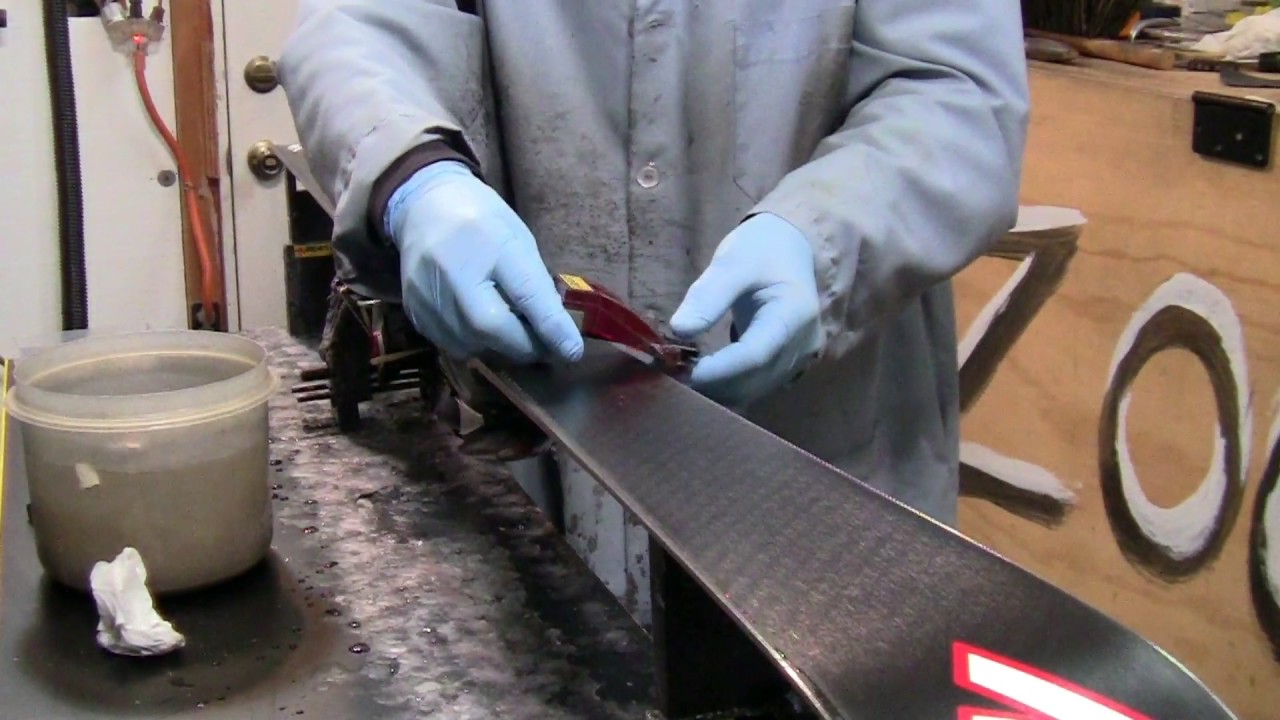Breaking In A Deeply Stone Ground Ski - YouTube