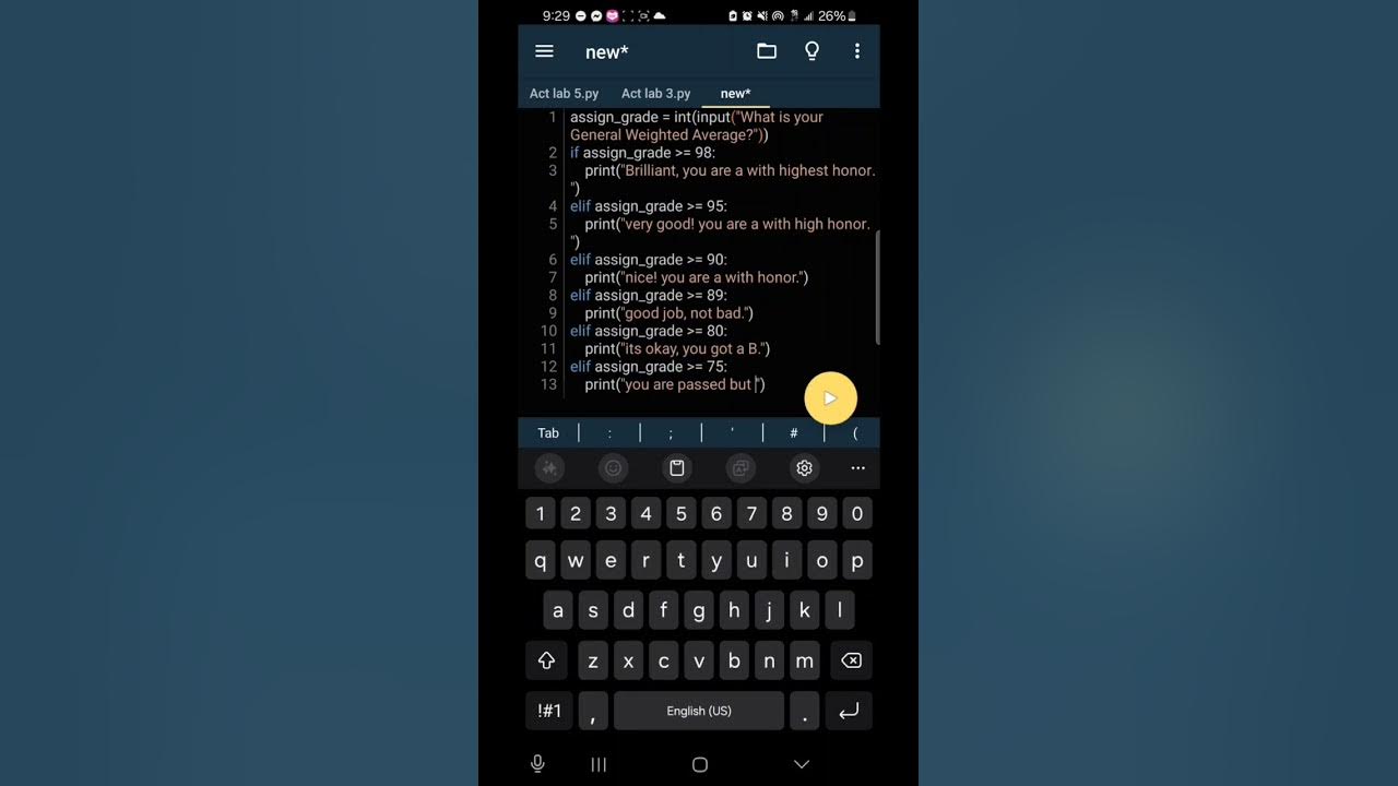 LAB ACTIVITY NO.4 COMPUTER FUNDAMENTALS PROGRAMMING. (Assign_grade) - YouTube