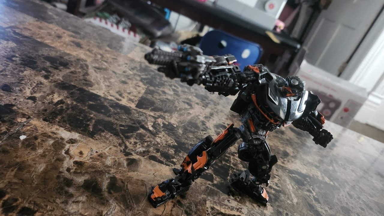 Transformers TLK Hot Rod stops the time stop motion - YouTube